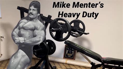 Total Body Workout Mike Mentzers Heavy Duty Training Style Youtube