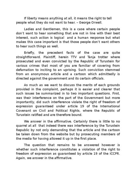 Closing Argument Template