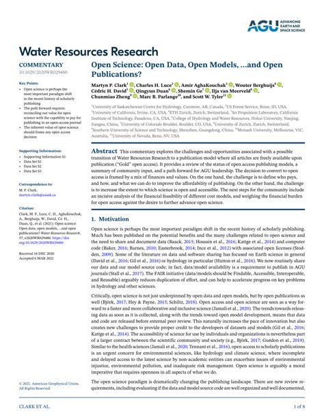 Pdf Open Science Open Data Open Models And Open Publications