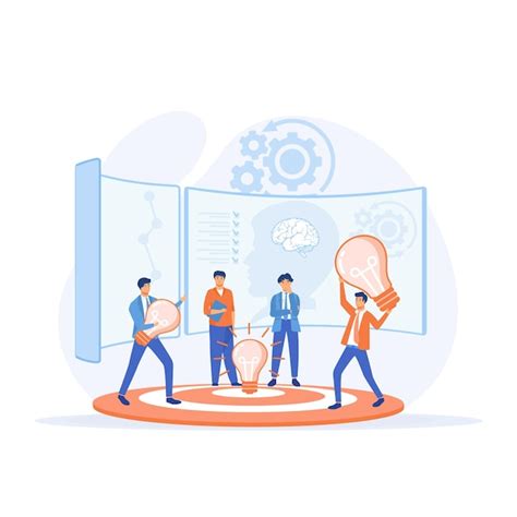 Premium Vector Brainstorm Idea Discussion Concept Business Team Finding Solution Creativity