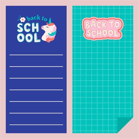 빈 편지지 템플릿 벡터 세트 무료 벡터