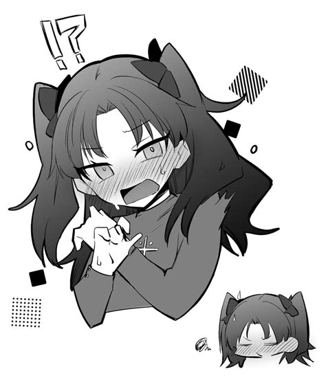 Tohsaka Rin Fate And 1 More Drawn By U Sora Danbooru