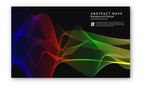 Colorful Abstract Wavy Line Background 3 Graphic By RPdesign Creative Fabrica