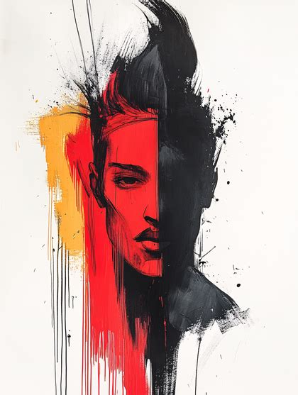 20 Split Face Free Vectors Photos Artwork Images 123freevectors