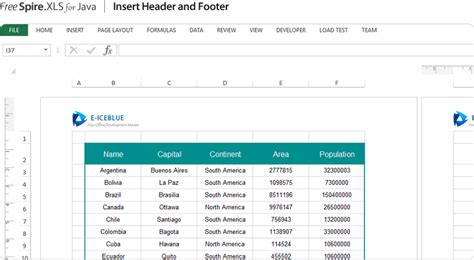 Free Java Excel Library Create Read Modify Print Convert Excel Documents In Java