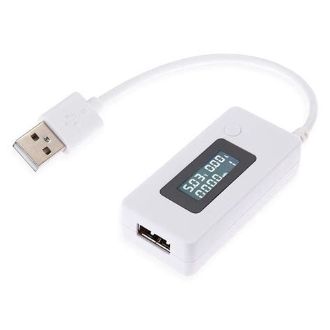 Usb Current And Voltmeter Testermonitor With Lcd Screen Darkoct02