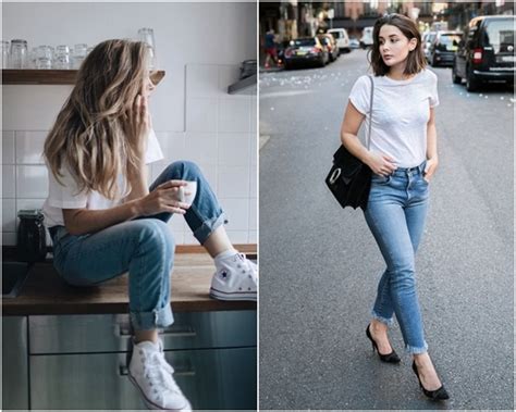 30 เสื้อยืดสีขาว ยีนส์ ใส่ด้วยกันแล้วรอดทุกลุค Ladyissue เว็บรีวิวเครื่องสำอาง ชุมชนผู้หญิง