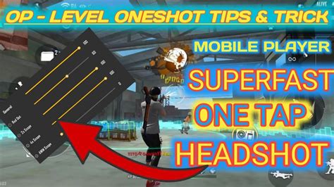 Freefire Latest One Tap Auto Headshot Trick For Mobile One Tap