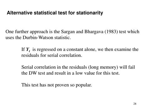 Ppt Unit Root Tests Methods And Problems Powerpoint Presentation Free Download Id 794554