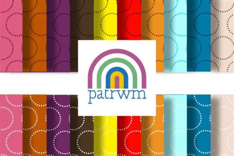 Seamless Dotted Dots Patterns Graphic By Patrwm Designs · Creative Fabrica