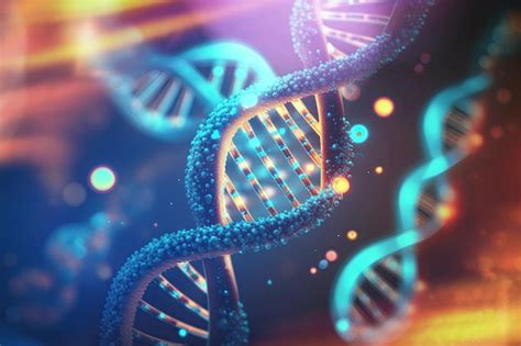 Premium Photo Dna Structure Of Human Cell Biology Dna Strands Molecular Structure Science