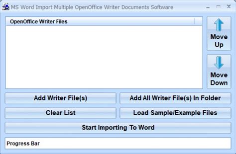 Ms Word Import Multiple Openoffice Writer Documents Software Download And Review