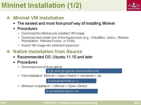 Tech Software Defined Networking Mininet Tutorial James Wonki