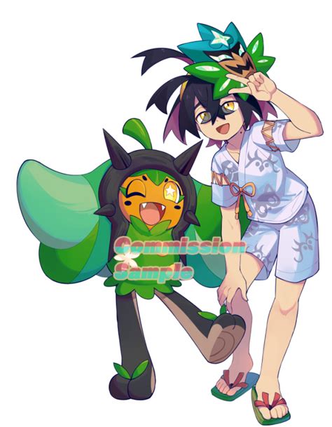 Kieran And Ogerpon Pokemon And 1 More Drawn By Brickst Danbooru