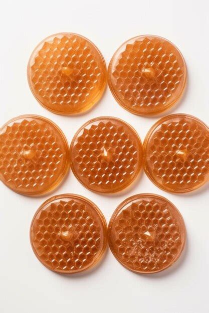 Premium AI Image Top View Dalgona Or Ppopgi Candy