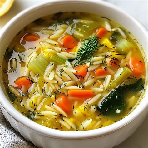 Greek Lemon Orzo Soup Flavorful Comfort In A Bowl Recipe Website