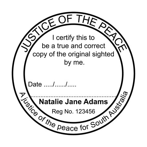 South Australia Round True Copy Stamp Stamp Lab