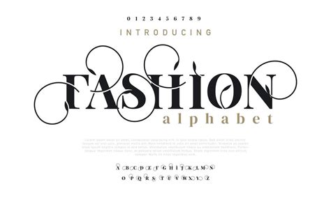 High Fashion Lettertypen