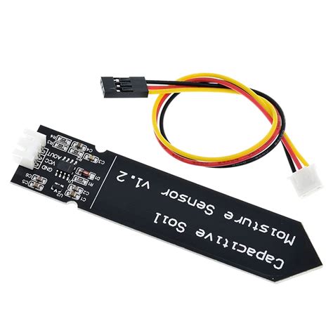 Sensor De Umidade De Solo Capacitivo Para Arduino Jumper Cdr06