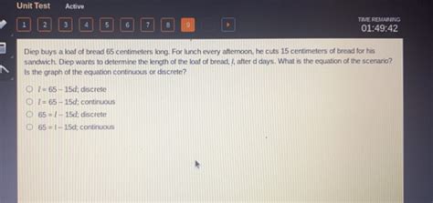 Solved Unit Test Active 1 2 3 4 5 6 7 8 9 Time Remaining 014942