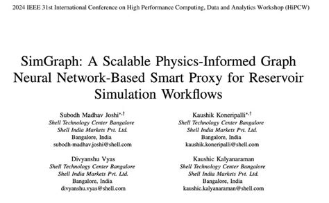 Simgraph Reservoir Simulation Deep Learning Gpu Scaling