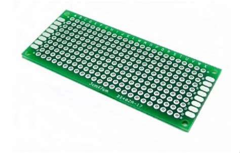 1 6 Plactic 3x7 Cm Double Sided Universal PCB Prototype Board Min Hole Size 0 3mm At Rs 14 28