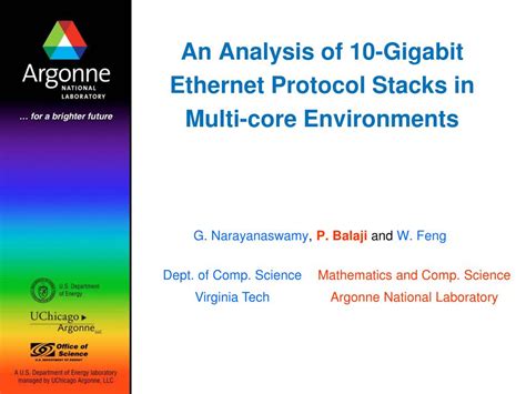 Ppt An Analysis Of 10 Gigabit Ethernet Protocol Stacks In Multi Core Environments Powerpoint