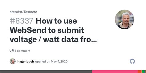 How To Use WebSend To Submit Voltage Watt Data From A Sonoff POW R To My Webservice Issue