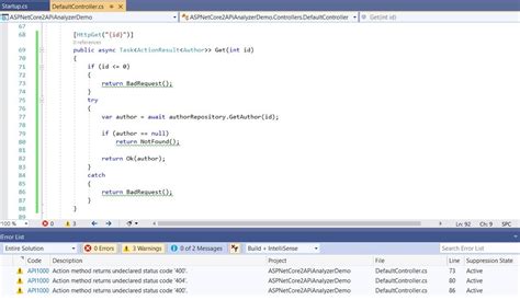 How To Use Api Analyzers In Aspnet Core Infoworld