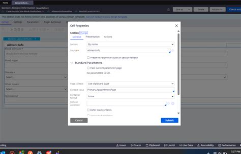 Embedded Section Visibility Issues During Case Creation In Pega