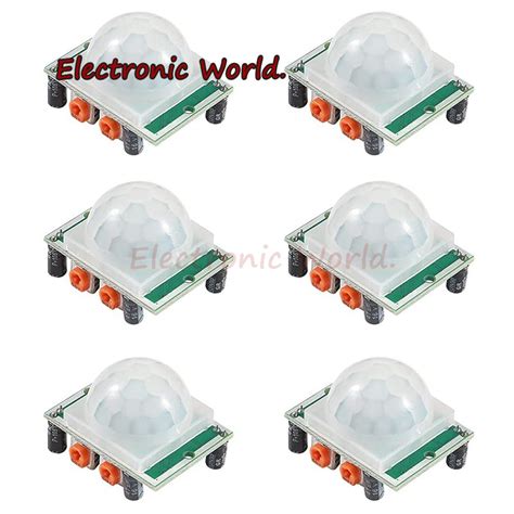 6 件適用於 Arduino Hc Sr501 Pir 紅外傳感器 Ir 人體運動模塊適用於 Raspberry Pi 蝦皮購物