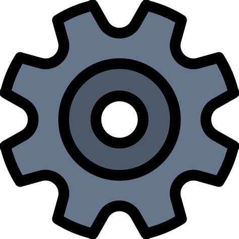 Cogs Gear Setting Wheel Flat Color Icon Vector Icon Banner Template 14845837 Vector Art At Vecteezy