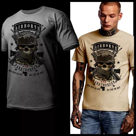 Airborne T Shirt Paratrooper Military Air Assault Combat Vet Iraq