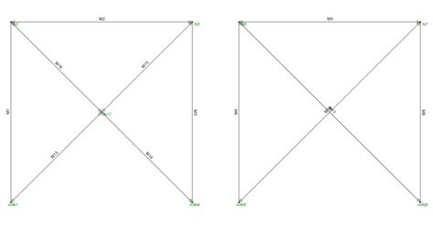 Risa How To Model X Bracing In Risa 3d