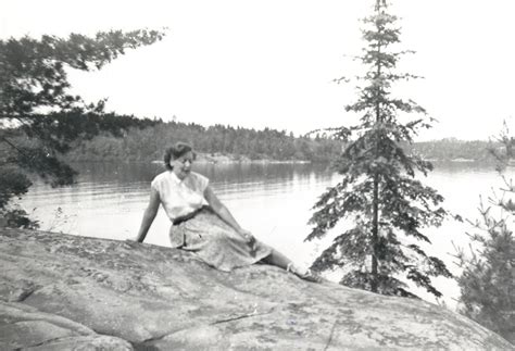 Capt Mondos Photo Blog Blog Archive Audrey Stuart At Georgian Bay 1952