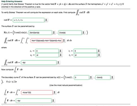 Solved I Am Struggling With Solving The Curl F DS Part For Chegg Com
