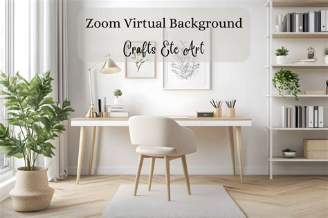 Modern Office Zoom Backgrounds X 4 Graphic By Crafts Etc Art · Creative