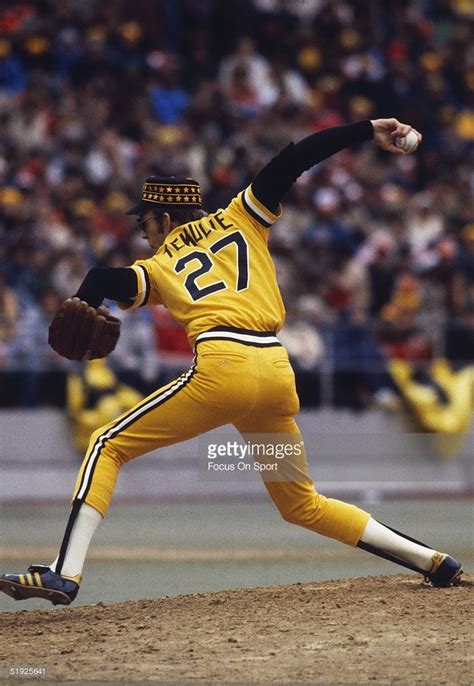Pittsburgh Pirates Pitcher Kent Tekulve Pitches Against The