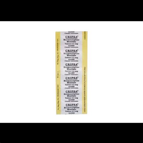 Cripsa 25 Mg 10 Tablet Obat Untuk Gangguan Hormon Dan Haid