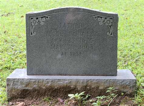Jesse Cornett 1875 1963 Find A Grave Memorial