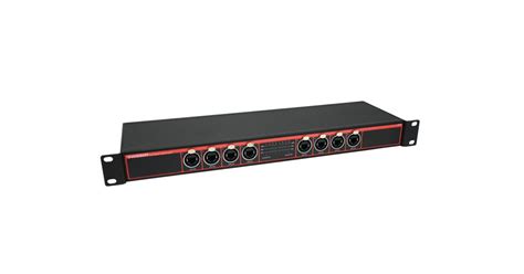 Swisson Xes 8g Gigabit Ethernet Switch 19 8 Ports Dante Art Net Sacn Backup Power Supply