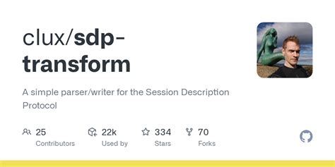 Github Cluxsdp Transform A Simple Parserwriter For The Session Description Protocol