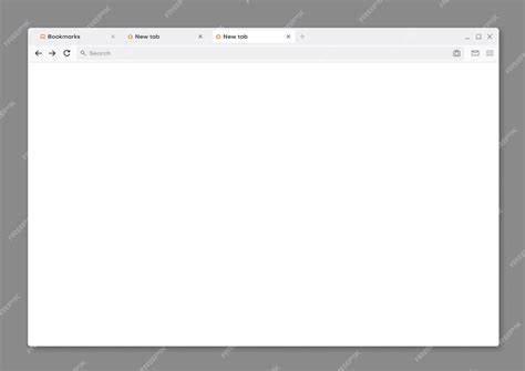 Premium Vector Internet Web Browser Window Interface Mockup Page