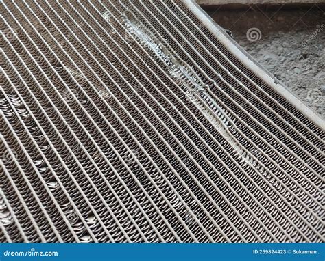 Damaged Car Radiator Close Up Stock Image Image Of Engine Background 259824423
