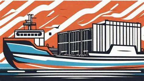 Premium Ai Image Abstract Docker Container Illustration