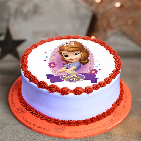 Sofia The First Theme Edible Picture Cake Sachas Cakes