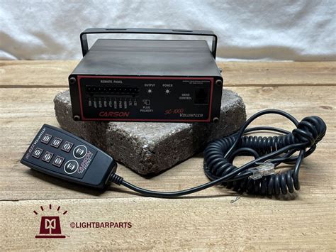 Carson Sc 1000 Volunteer Remote Siren With Sc 1022 Remote Controller Tested Artofit