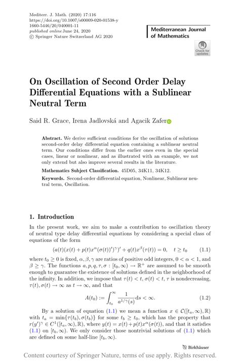 On Oscillation Of Second Order Delay Differential Equations With A Sublinear Neutral Term