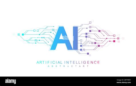 Artificial Intelligence Logo Icon Vector Symbol Ai Deep Learning