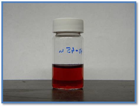 Synthesized Gold Nanoparticles Solution Download Scientific Diagram